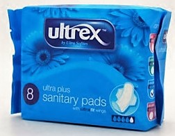 PENSOS HIGIENICOS ULTREX ULTRA PLUS 8UNDS 22340 | Disilar